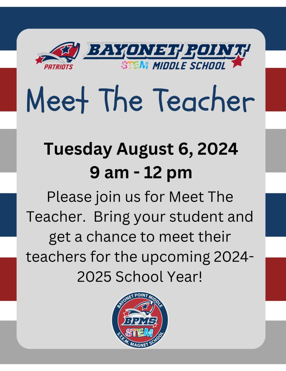 Meet The Teacher | Bayonet Point Middle School